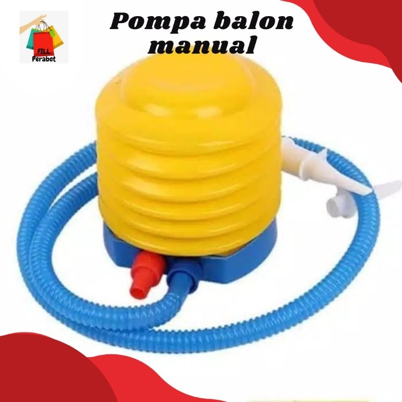 Jual Pompa Balon Manual Injak Kaki Bola Balon Angin Karet Pelampung ...