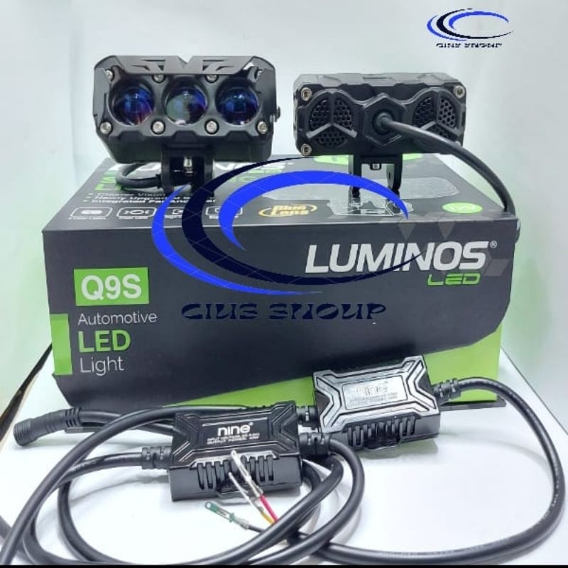 Jual NEW SHOOTING LIGHT Q9S Q9 PRO Q10 BLUE LENS NINE 80W 2 WARNA WHITE ...