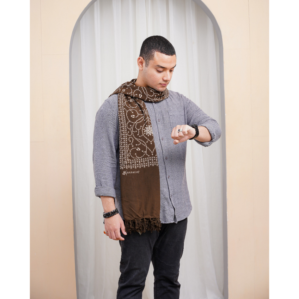 Jual Surban Pria Kashmir Babagaf Motif Printing | Shopee Indonesia