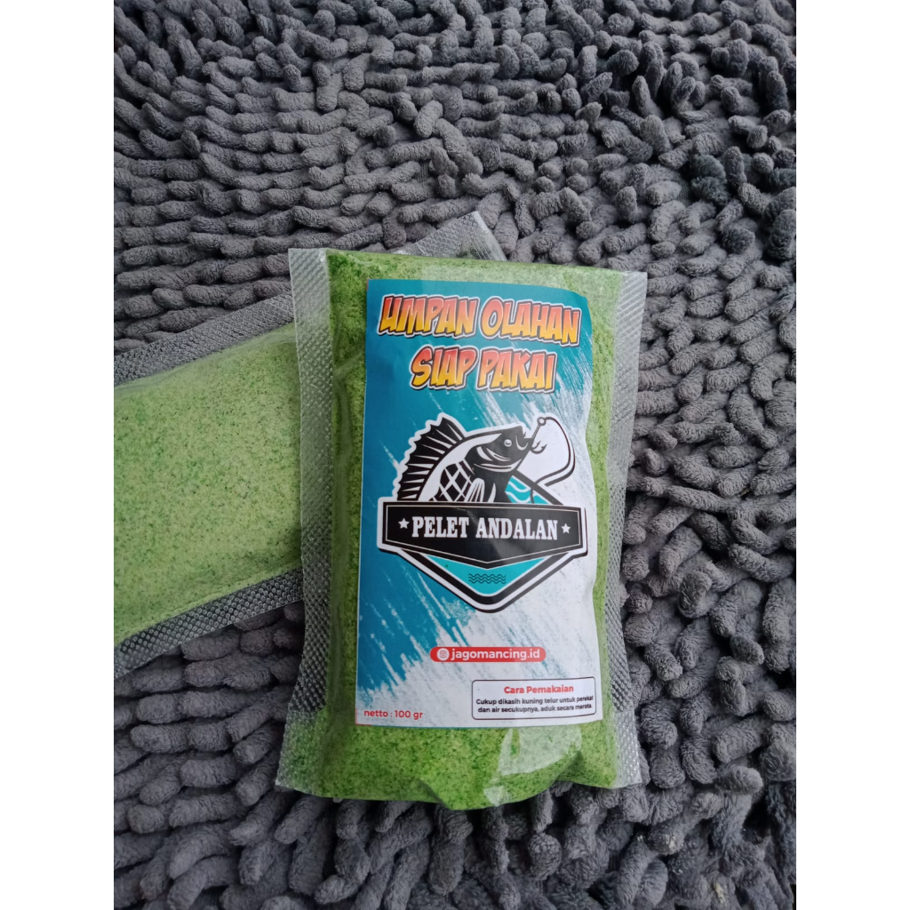 Jual UMPAN OLAHAN SIAP PAKAI PELET ANDALAN UNTUK IKAN NILA, MUJAER | Shopee Indonesia