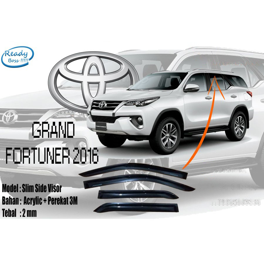 Jual TALANG AIR GRAND FORTUNER 2016 / SIDE VISOR GRAND FORTUNER 2016 ...