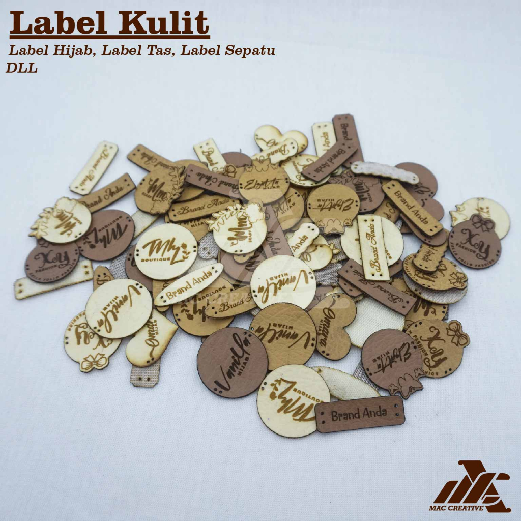 Jual LABEL KULIT, LABEL HIJAB KULIT, LABEL BAJU KULIT, LABEL TAS KULIT ...