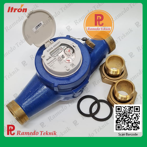 Jual Water Meter Itron Multimag 1,5 Inch - Meteran Air Bersih DN40 MM | Shopee Indonesia