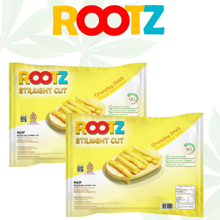 Jual Rootz Stik Singkong 400gr / Cassava Crunchy Fries | Shopee Indonesia