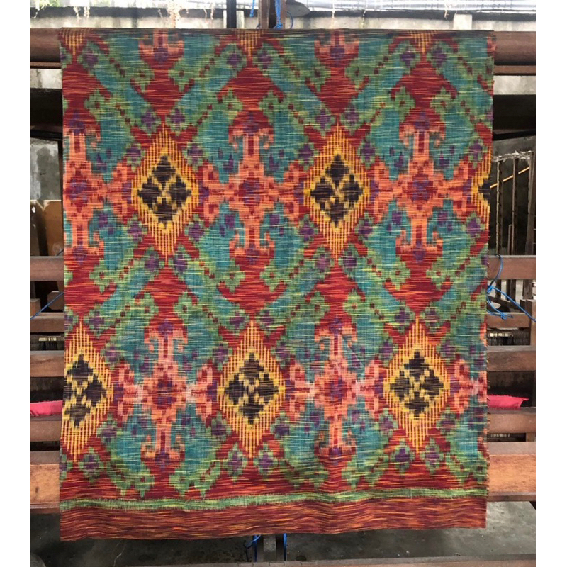 Jual Endek Tenun Ikat Bali double ikat _Endek Sekar Jepun | Shopee ...