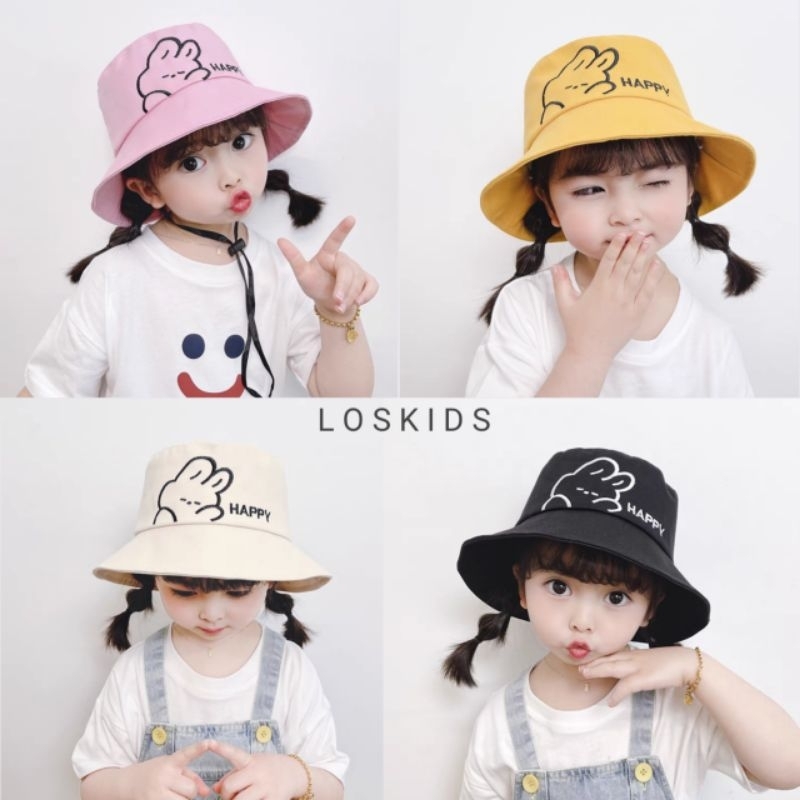 Jual Topi Anak Model bucket Topi anak Perempuan pelindung kepala Topi ...
