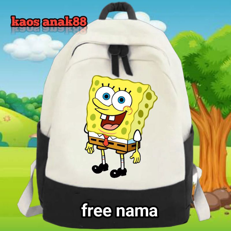 Jual TAS RANSEL ANAK SPONGEBOB UNTUK SEKOLAH | Shopee Indonesia