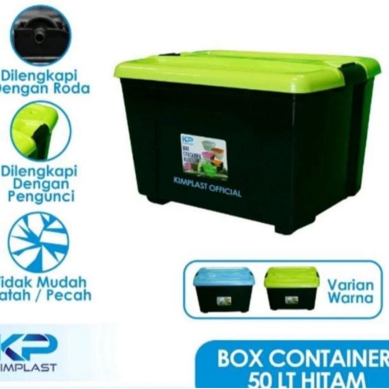 Jual Box Container 50 Liter Hitam | Shopee Indonesia