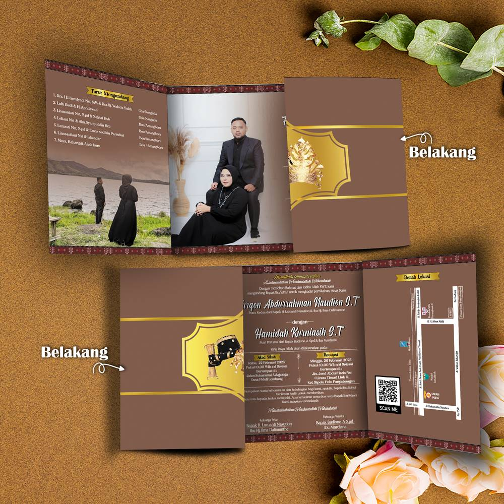 Jual contoh desain undangan kertas art paper costum | Shopee Indonesia