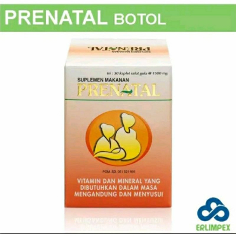 Jual Prenatal Suplemen Vitamin & Mineral Untuk Kehamilan - Prenatal ...