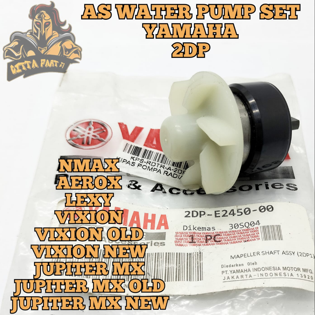 Jual AS WATER PUMP SET KOMPLIT YAMAHA 2DP KUALITAS ASLI ORIGINAL YAMAHA YGP PRESISI BERFUNGSI ...