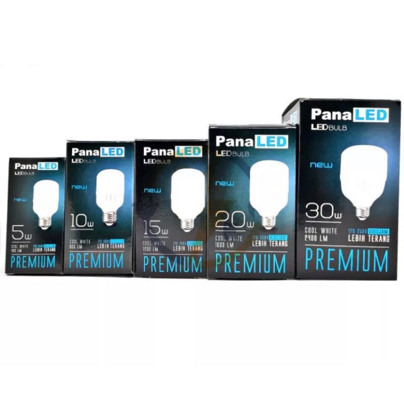 Jual PANALED PREMIUM Lampu LED Capsule Bohlam 5 Watt/10 Watt/15 Watt/20 Watt/30 Watt/ 40 Watt ...