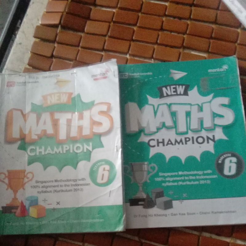 Jual buku New maths Champion textbook 6 dan workbook 6 | Shopee Indonesia
