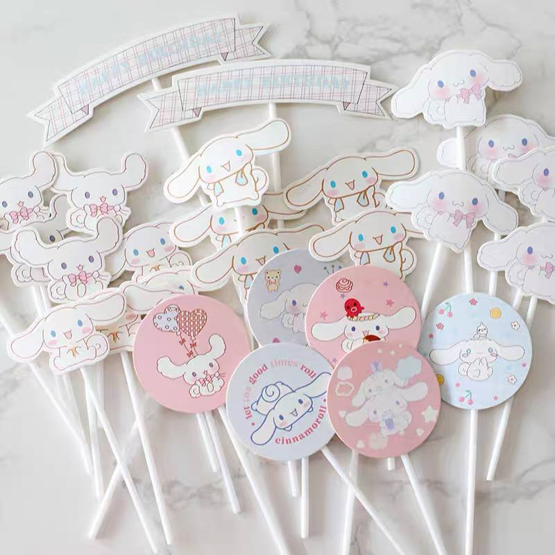Jual Topper Cinnamoroll Sanrio Hiasan Dekorasi Kue Ulang Tahun Happy ...