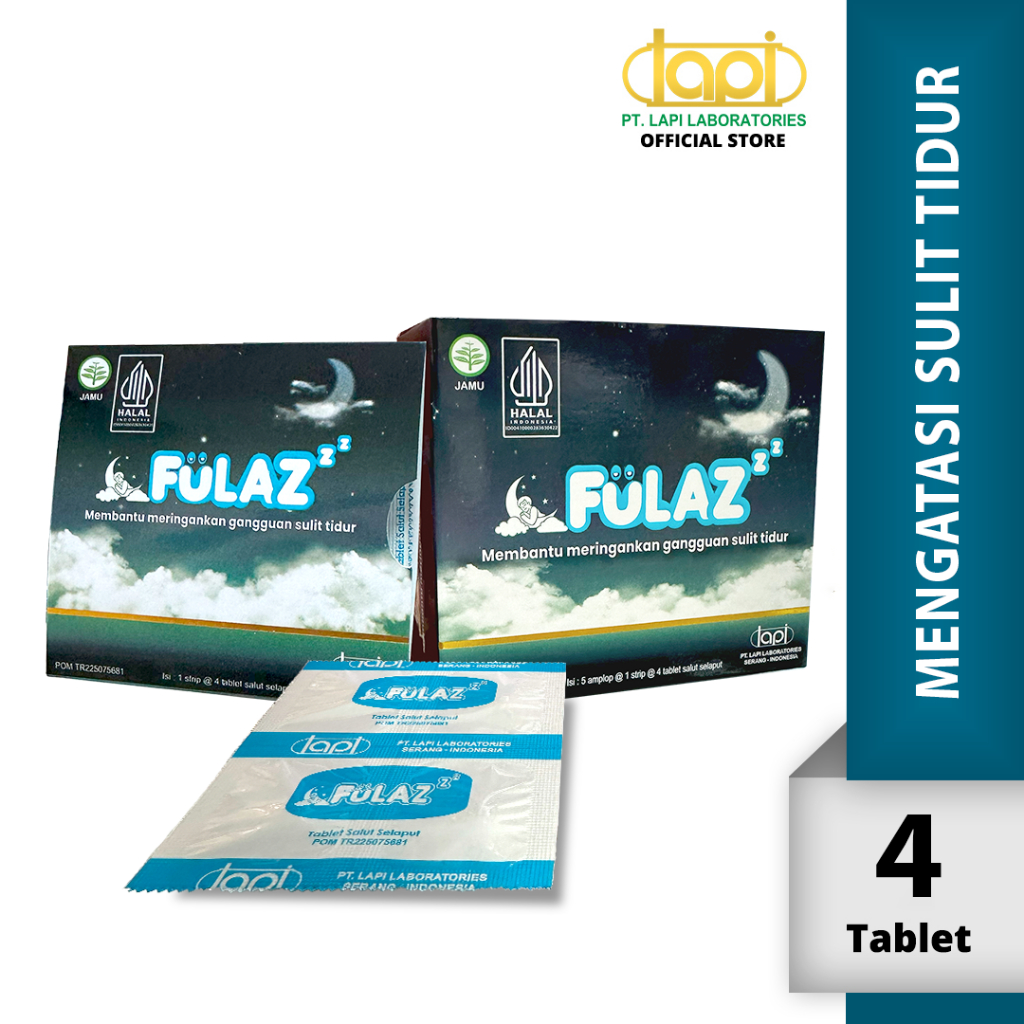 Jual Fulaz Tablet Mengatasi Sulit Tidur Shopee Indonesia