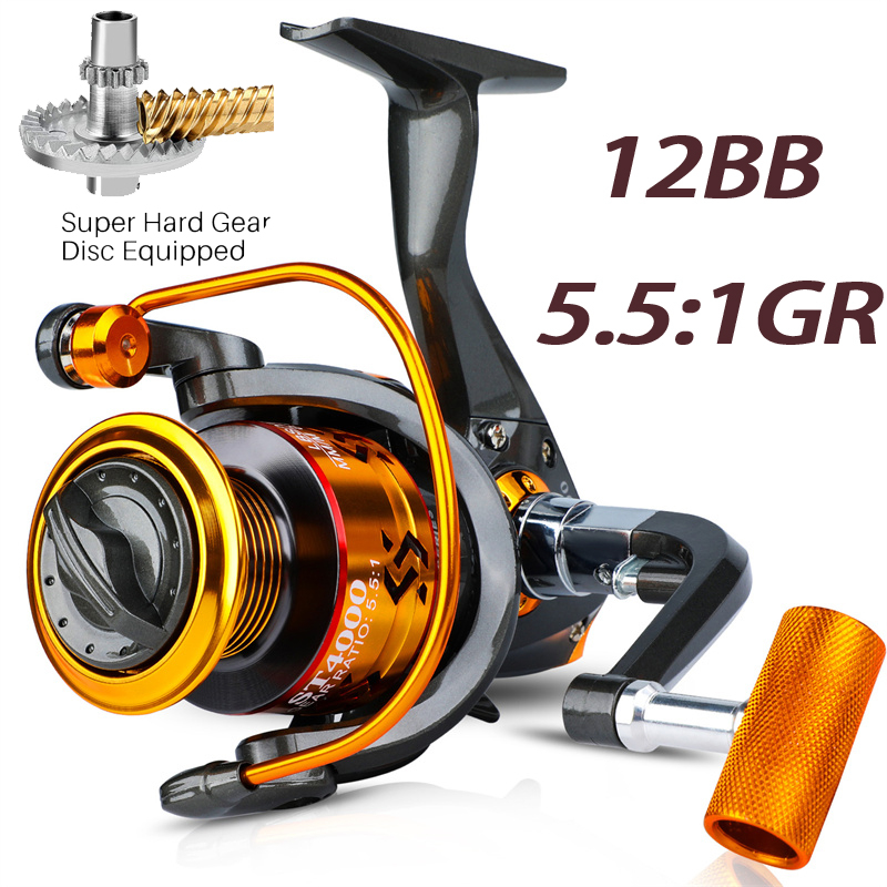 Jual Sougayilang reel pancing 1000/2000/3000/4000 5.5：1 Rasio kecepatan ...