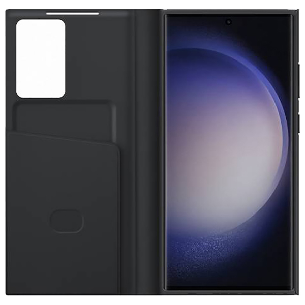 Jual Samsung S23 Ultra Smart View Wallet Case - Black | Shopee Indonesia
