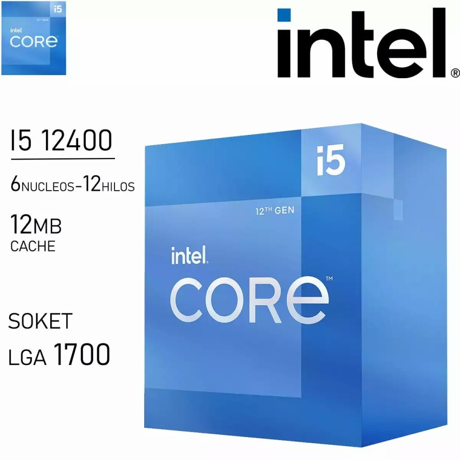 Jual Processor Intel Core I5-12400 Box 2.5GHz LGA1700 - Intel I5 12400 Box | Shopee Indonesia