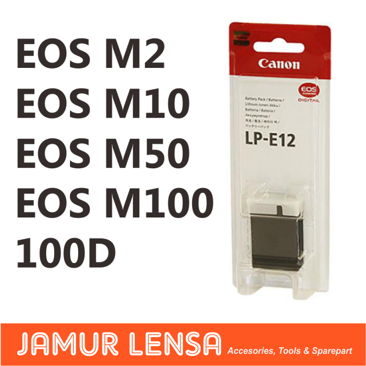 Jual Baterai Canon EOS M50 100D M10 M2 M100 SL1 kiss x7 LP E12 Batu ...