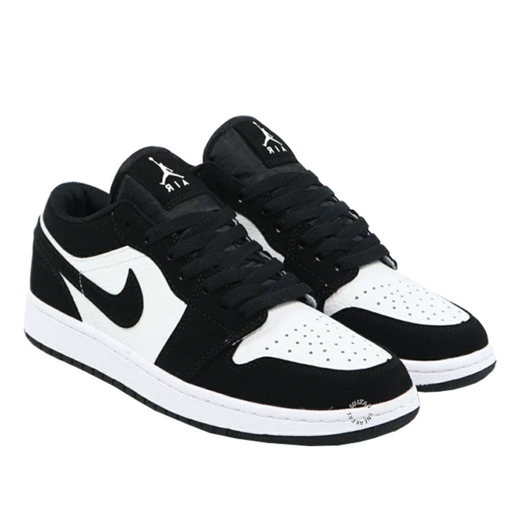 Jual Sepatu Nike Air Jordan 1 Low Black White Panda | Shopee Indonesia