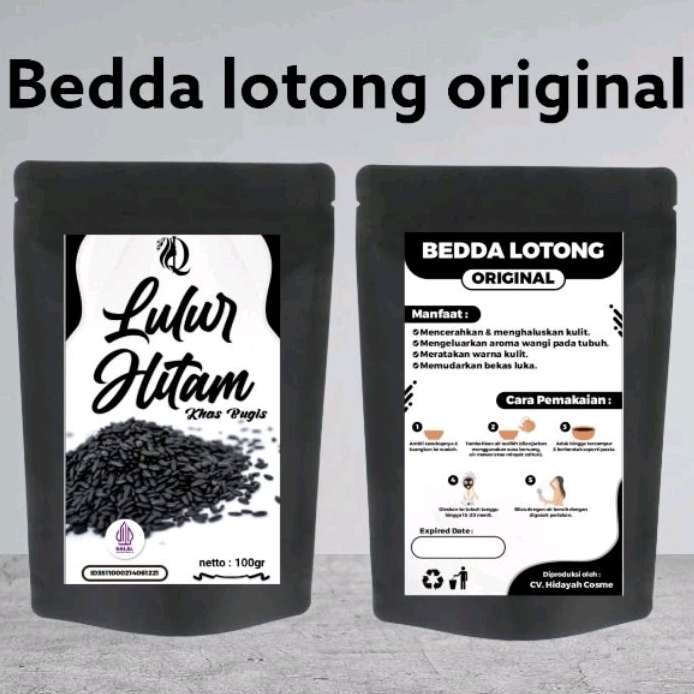 Jual BEDA LOTONG KHAS BUGIS ( QIBEAUTY )BPOM HALAL BEDDA LOTONG LULUR ...