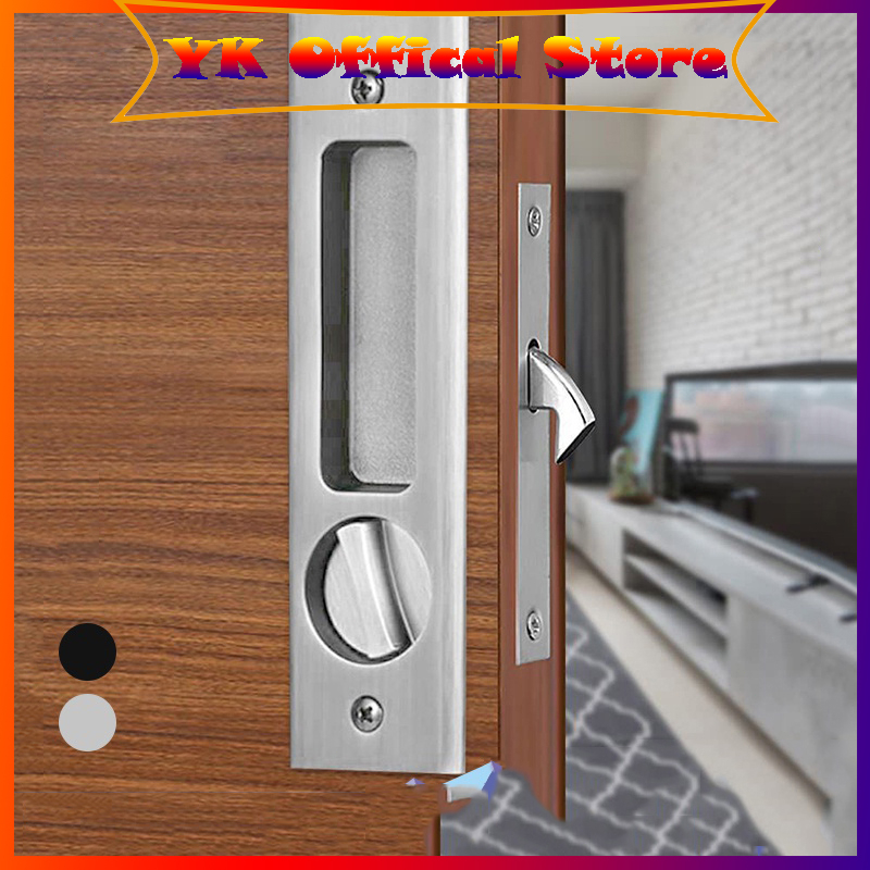 Jual [COD] Kunci Pintu Sliding Geser Set Invisible Sliding Door Lock ...
