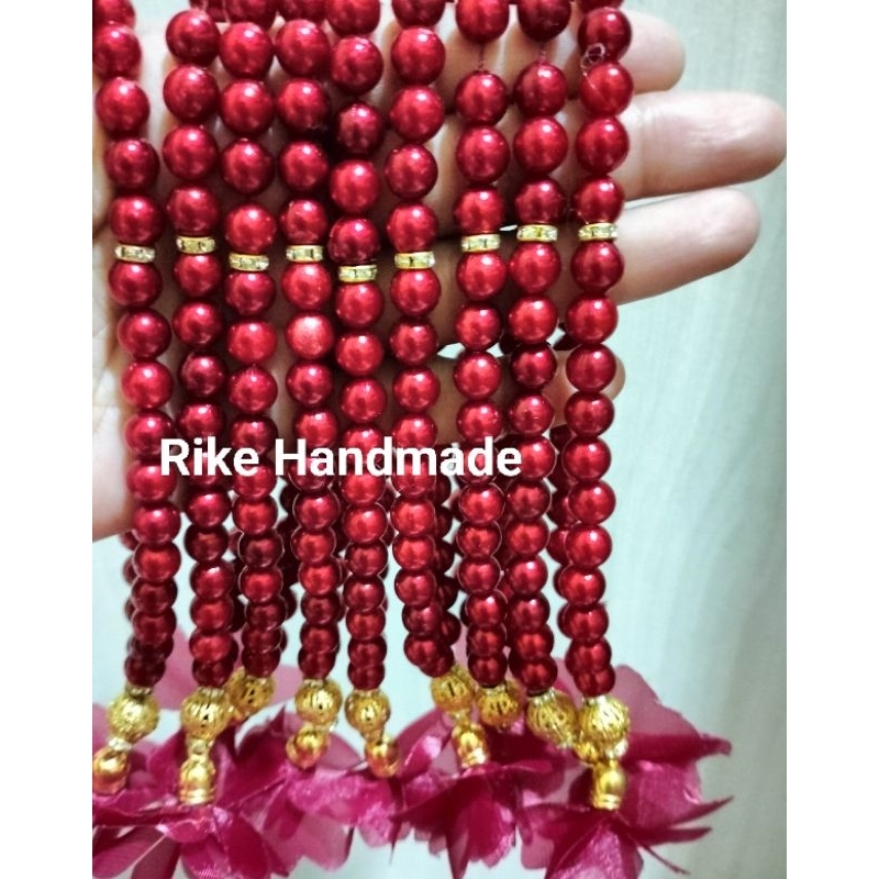 Jual Bonus Kartu Ucapan/Sticker Ucapan Tasbih Mutiara/Souvenir Nikah ...