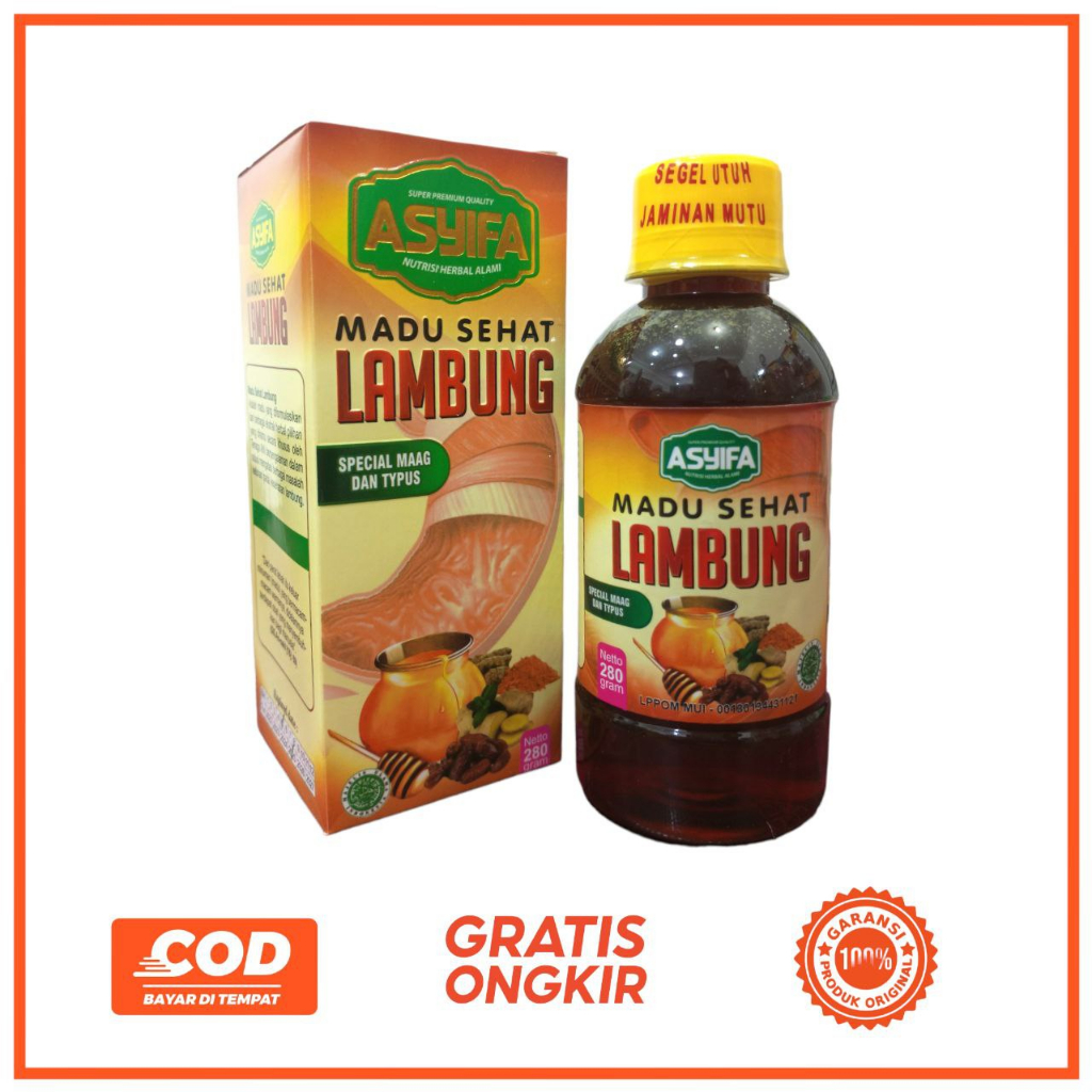 Jual Madu Sehat Lambung asyifa spesial Maag & Typus | Madu Asyfa MADU ...