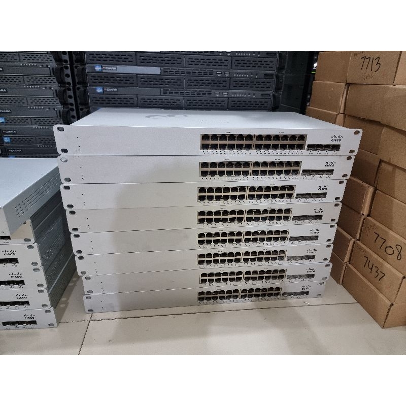 Jual CISCO SWITCH MERAKI MS210-24P 24 Port GigE 370W POE+ 4 x 1G SFP ...