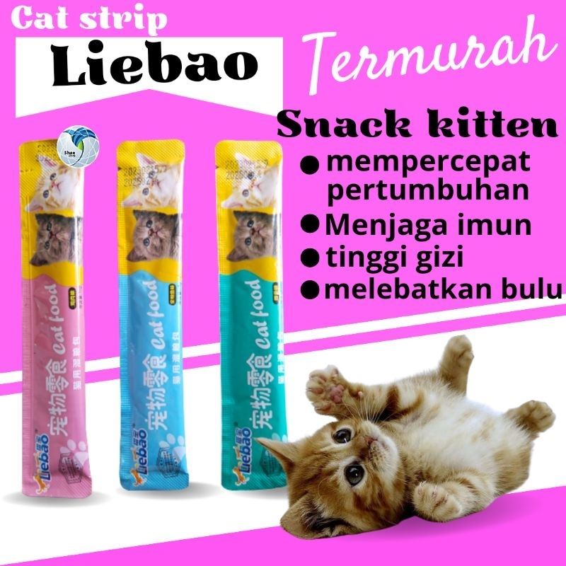 Jual LIEBAO Snack Kucing Kitten Adult Untuk Vitamin Bulu Lebat Kucing ...