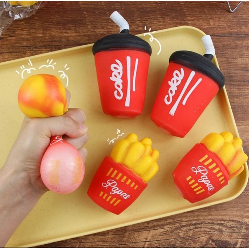 Jual NEW Model Squishy Toys Kentang Coke Squishy Soft Toys 523-68 ...
