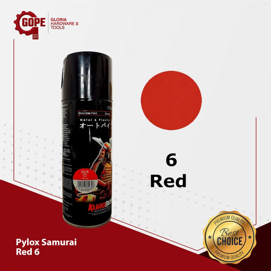 Jual Cat Semprot Pylox Samurai Red / Merah 6 | Shopee Indonesia