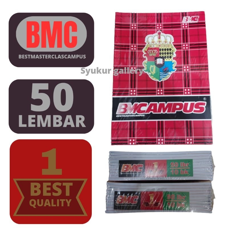 Jual Buku BMC 50 Lembar / buku BMCampus 50 Lembar/ buku ukuran boxy ...