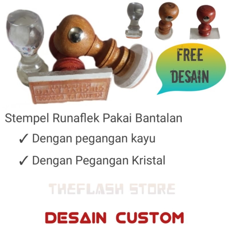 Jual Stempel Runaflek/Kristal Pakai Bantalan | Shopee Indonesia