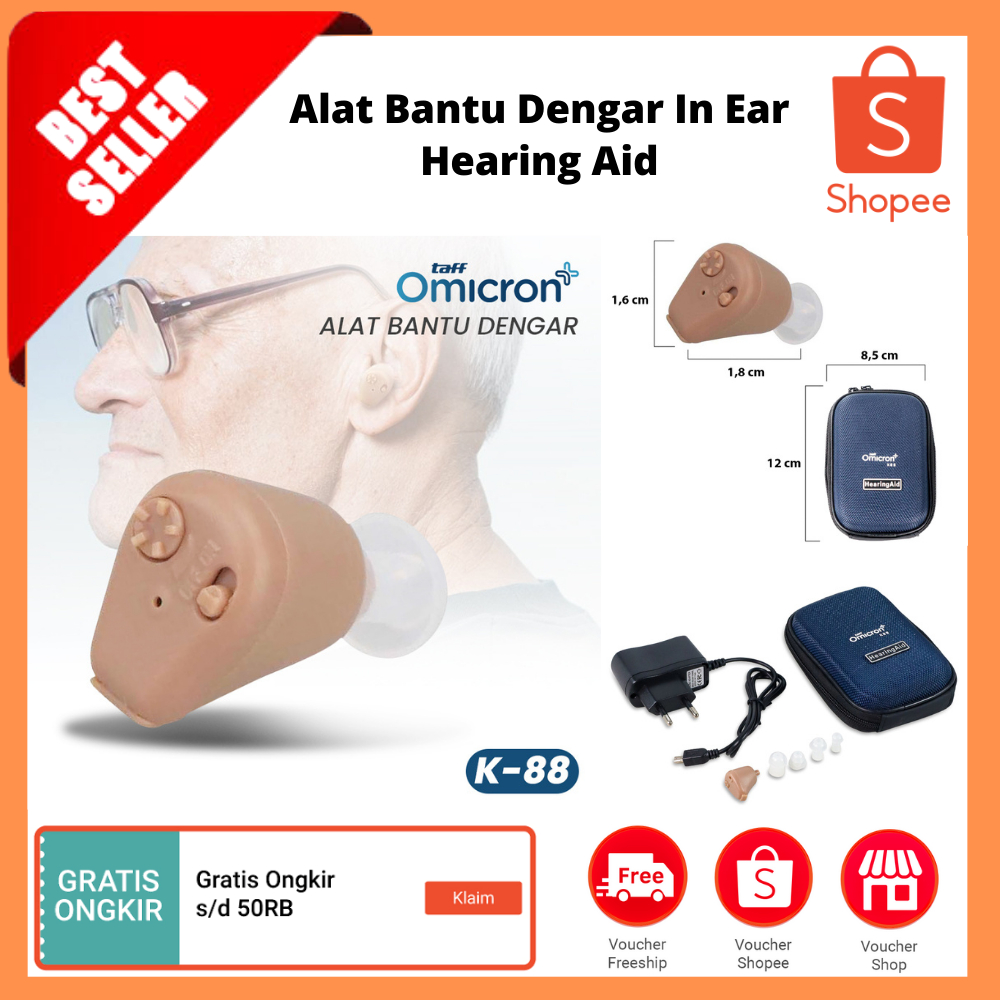 Jual Alat Dengar In Ear Hearing Aid pengeras suara dapat diisi ulang untuk Pendengar Telinga ...