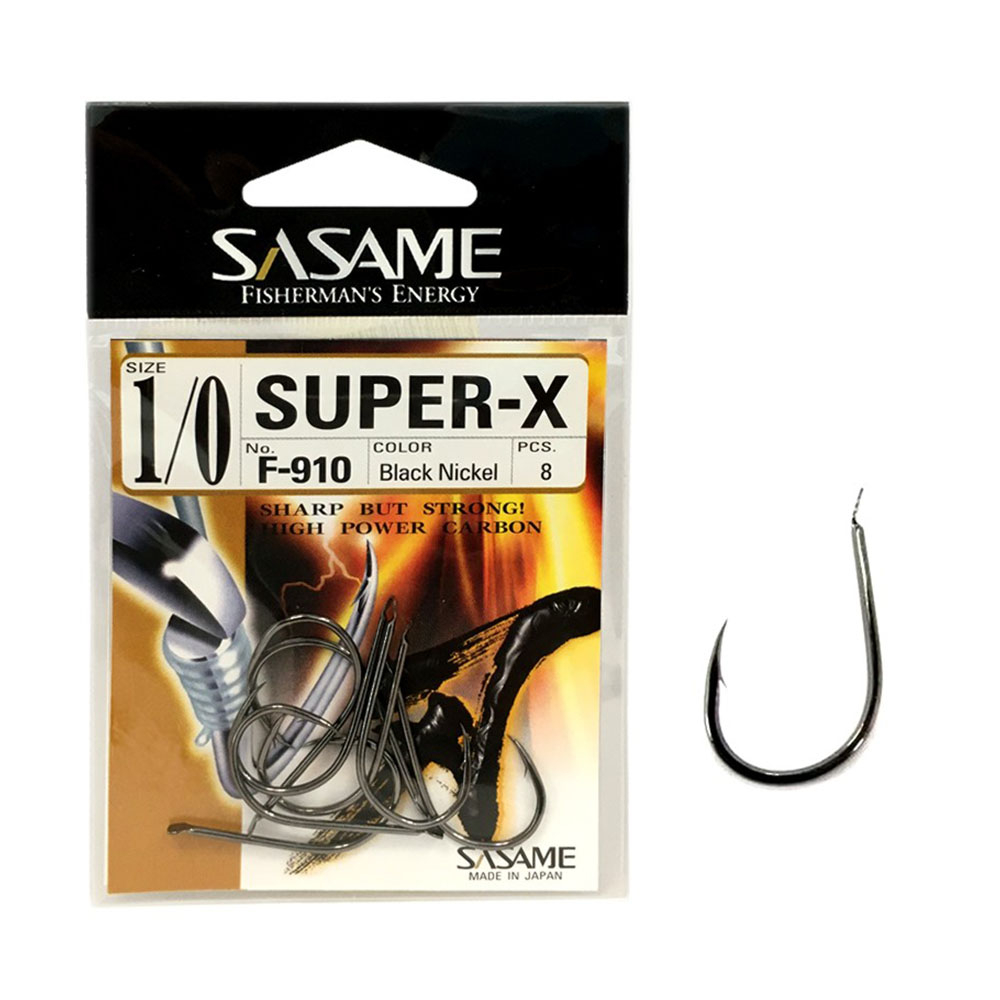 Jual SASAME Super X F-910 Hook Kail Pancing Tajam Kuat Made in Japan | Shopee Indonesia