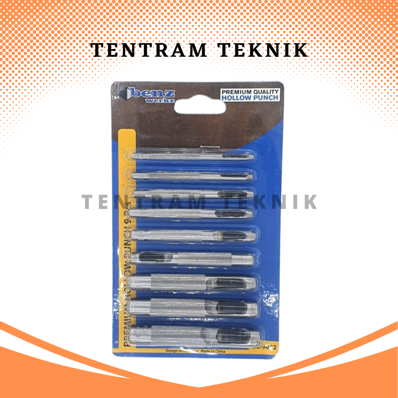 Jual Hollow Punch 2.5-10mm / Alat Plong / Plong Pelubang Kulit / Mata ...