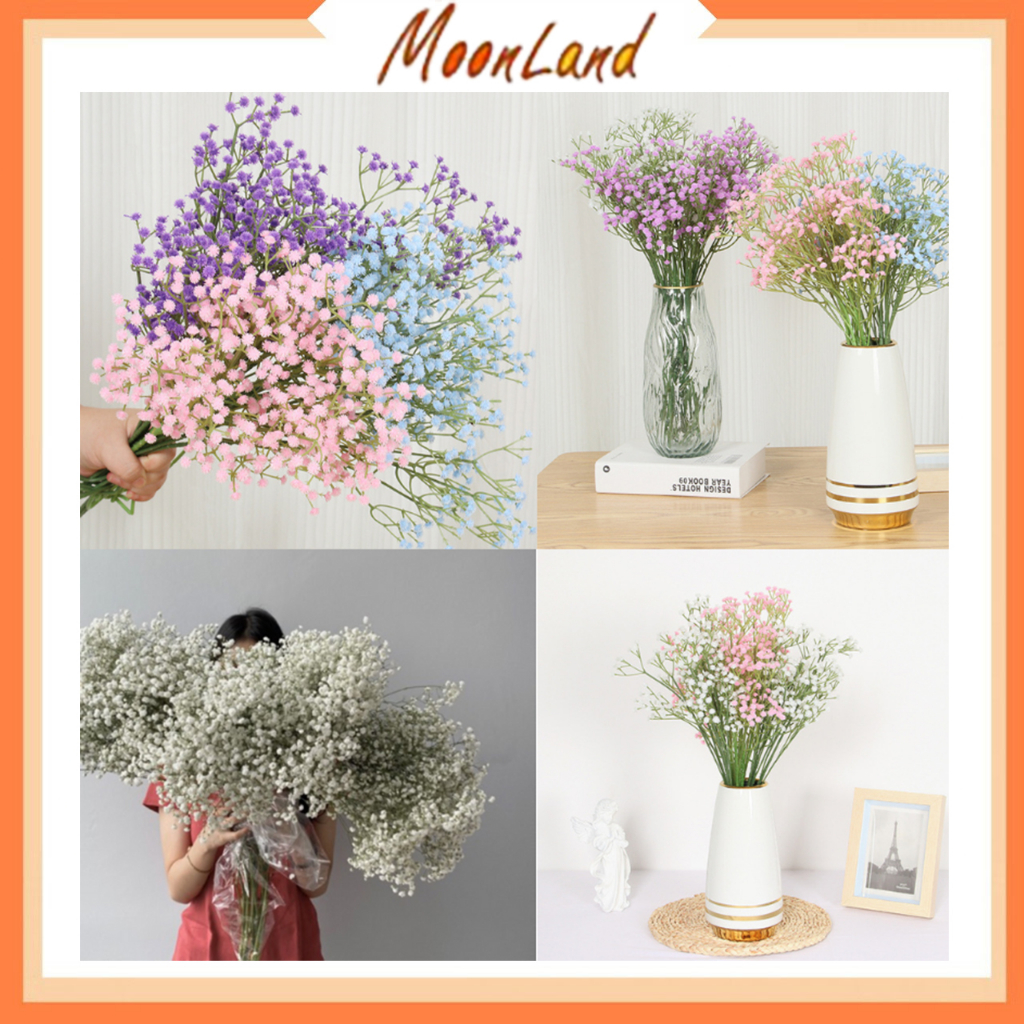 Jual Bunga Baby's Breath Gypsophila Colorful Dekor Rumah Kantor Wedding ...