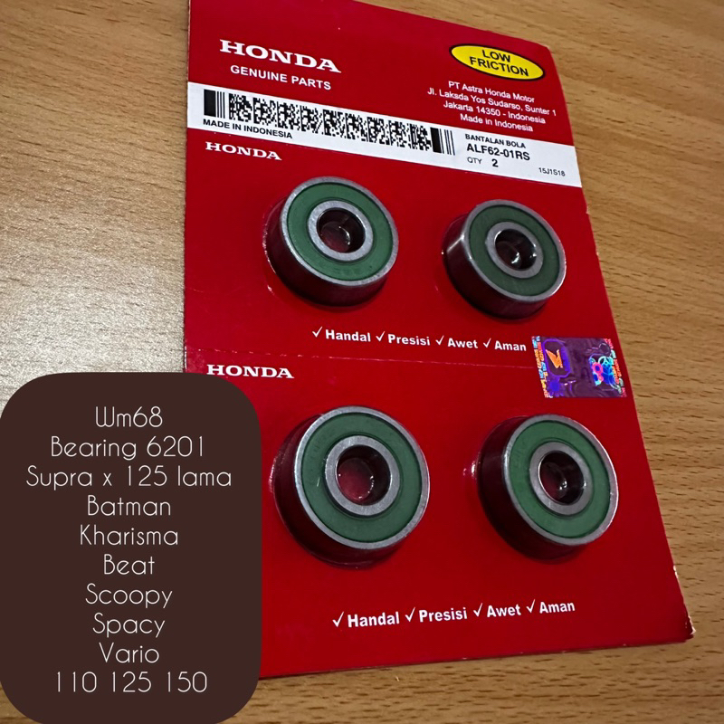 Jual laker 6201/ bearing press 6201/ laher 6201/bantalan bola 6201 ahm | Shopee Indonesia