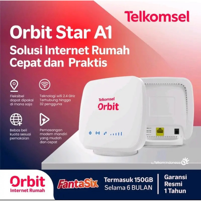 Jual Modem ORBIT STAR A1 4G WiFi High speed Telkomsel | Shopee Indonesia