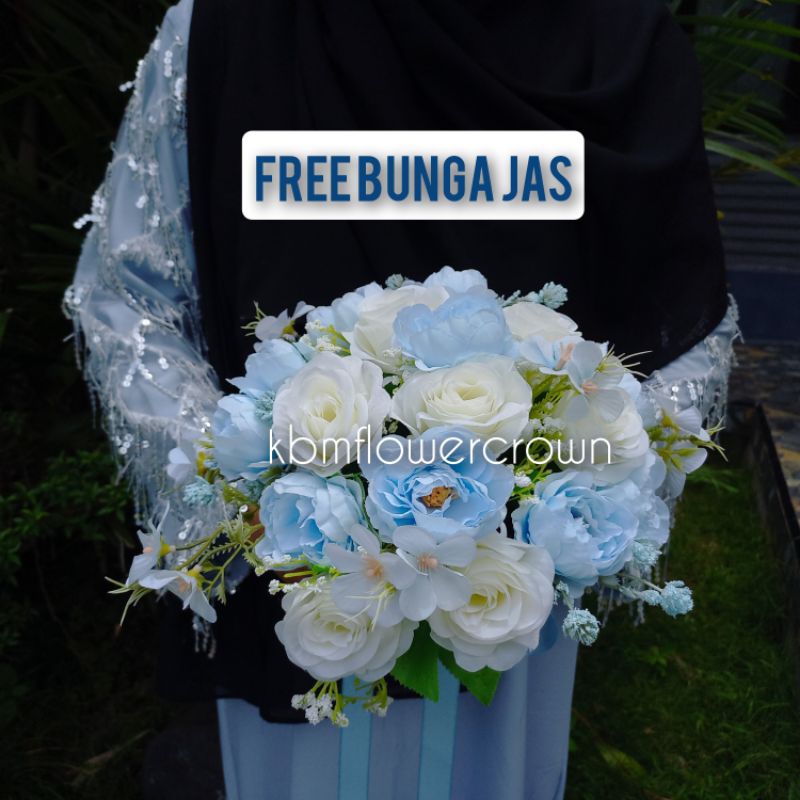 Jual 6 Warna Buket Bunga Tangan Pengantin Wedding Bouquet Peony Rose ...