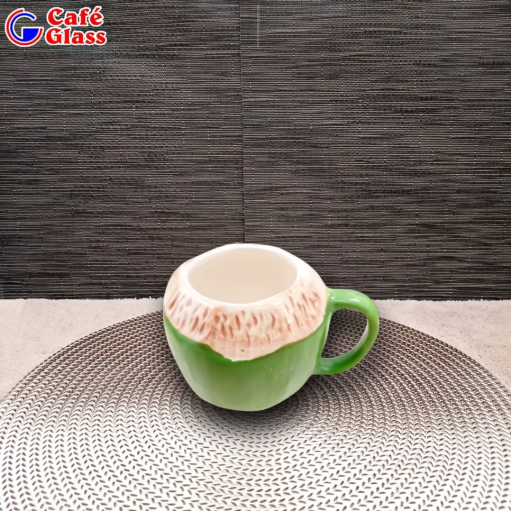 Jual Mug Coconut/ Mug Kelapa Keramik / Mug Lucu Bentuk Kelapa | Shopee ...