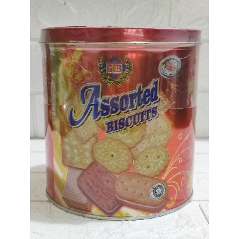 Jual BISKUIT KALENG GB ASSORTED ANEKA RASA 400GR - ROTI KALENG | Shopee ...