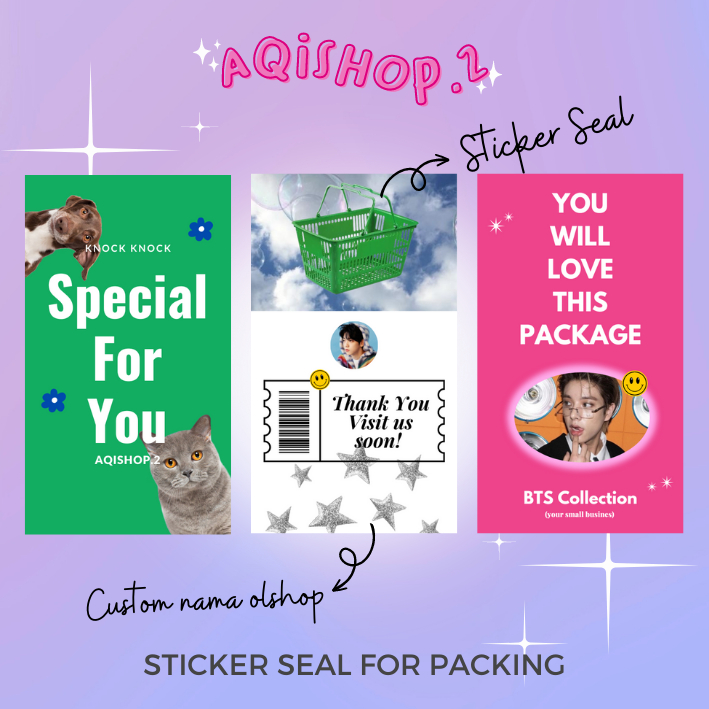 Jual STICKER SEAL/STIKER LABEL PANJANG/CETAK STIKER KOTAL LABEL MAKANAN ...