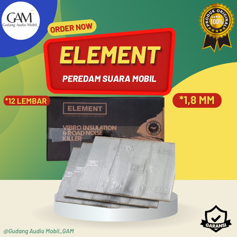 Jual PEREDAM SUARA MOBIL ALUMUNIUM ELEMENT 1,8mm / PEREDAM SUARA ...