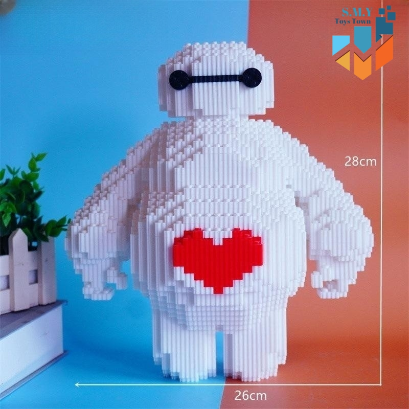 Jual SMY Nano Blocks Baymax 3D Model, Mainan Blok Susun, Blok ...
