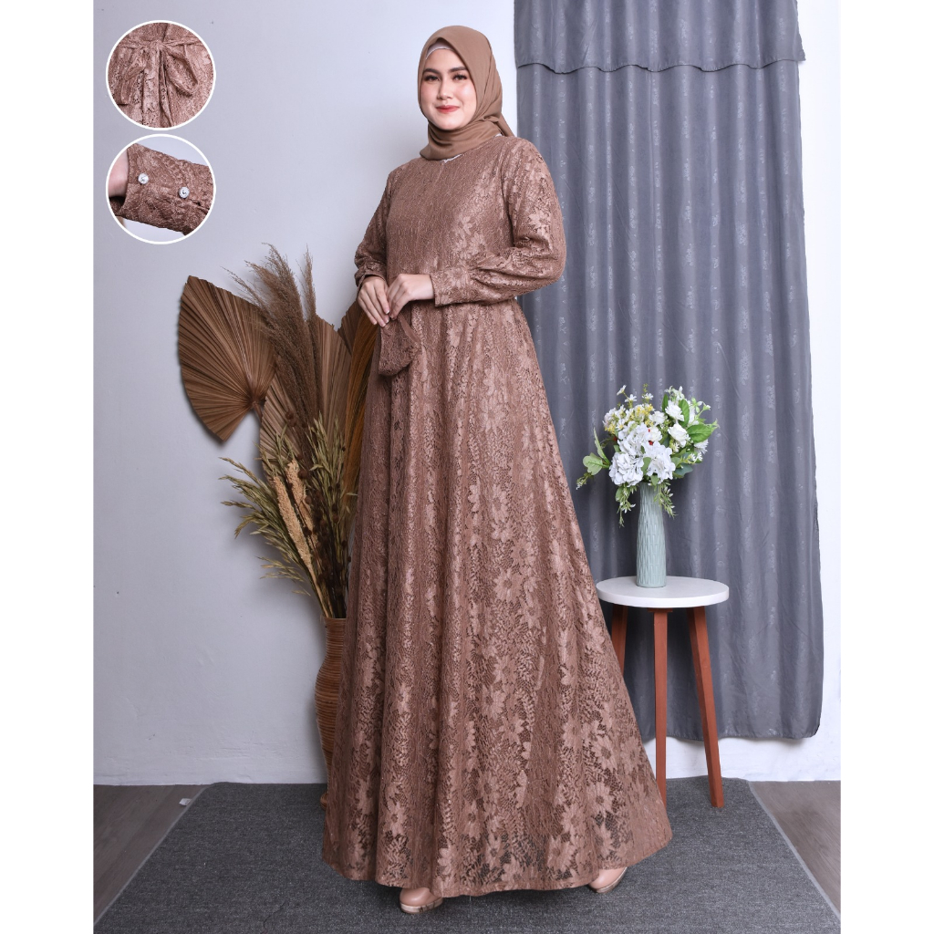 Jual Gamis Burkat Premium Free Masker dan Busui-Baju Seragam Kondangan ...