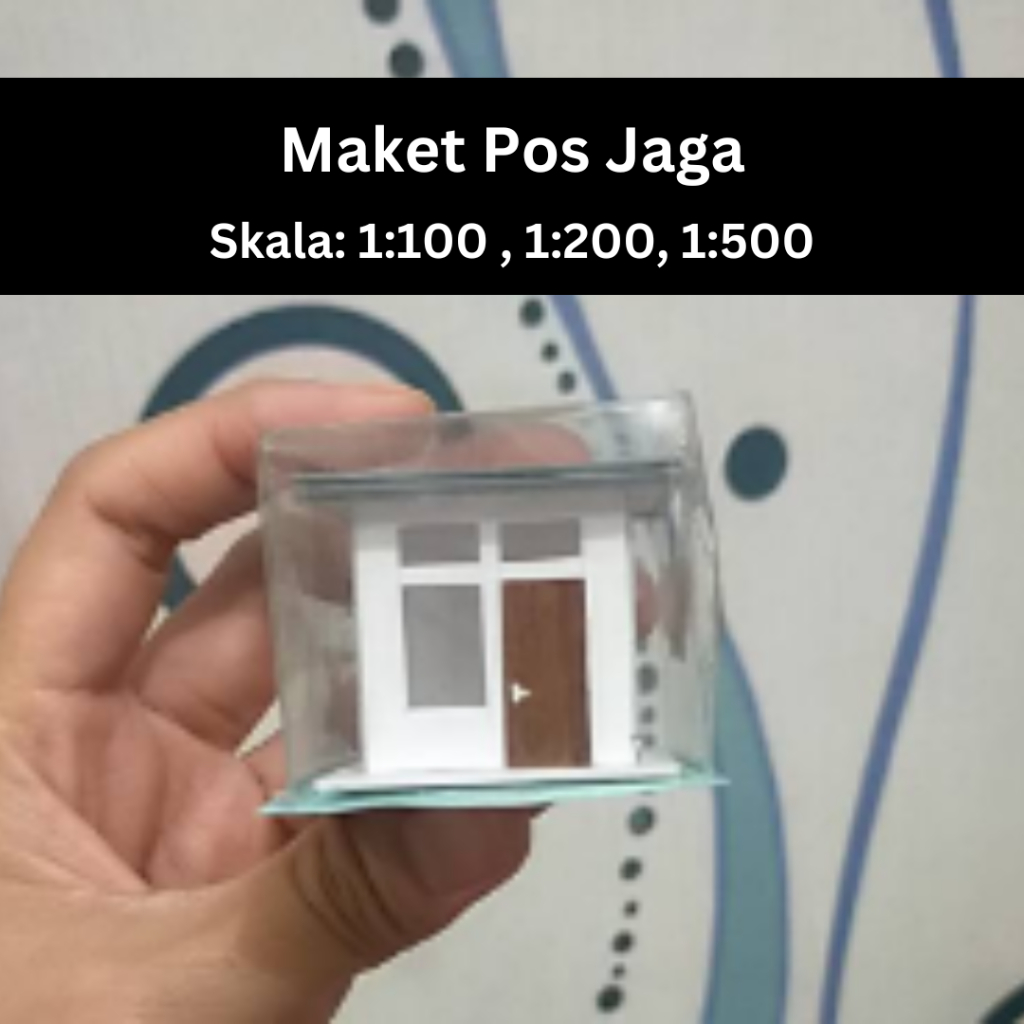 Jual Miniatur Pos Jaga Satpam Maket Diorama Skala 1:100 1:200 | Shopee ...