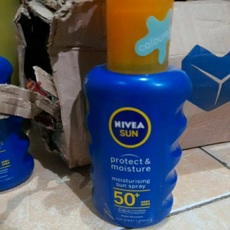 Jual NIVEA SUN PROTECT AND MOISTURE SPF 50 PA++ UVA UVB | Shopee Indonesia