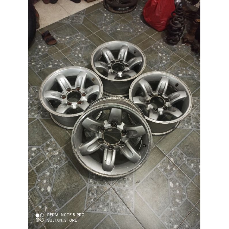 Jual Velg Nissan Terrano Original Traga elf Ford ranger Dmax Trooper ...